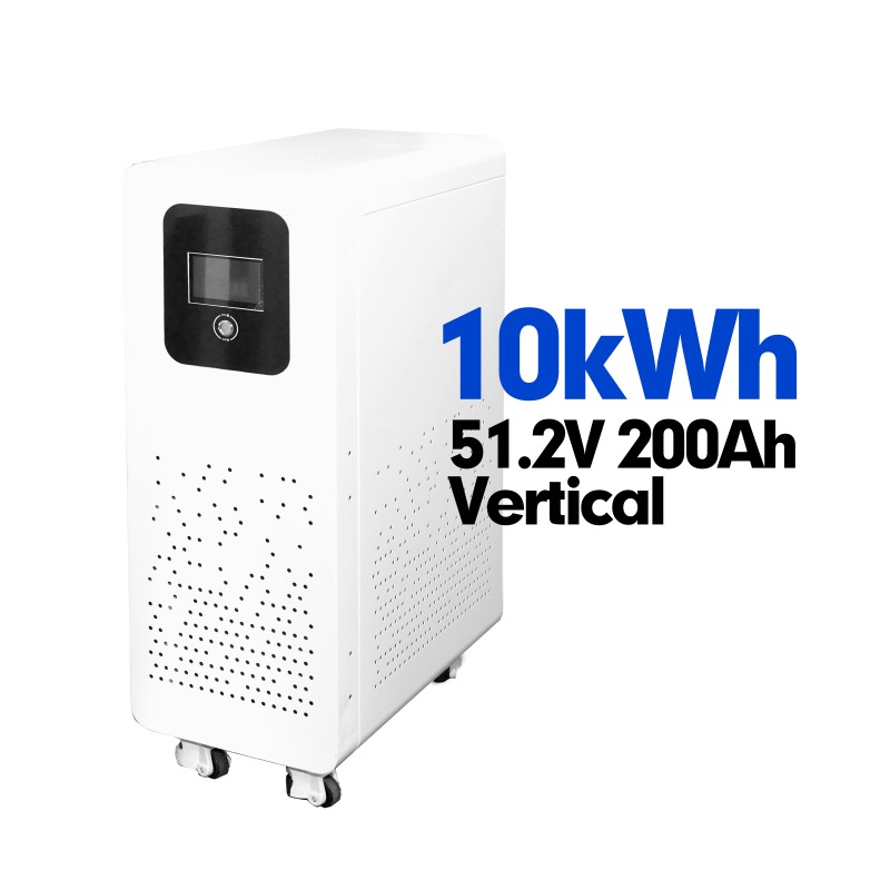 10kWh ESS Battery Pack - 51.2V 200Ah with BMS & Touch Screen