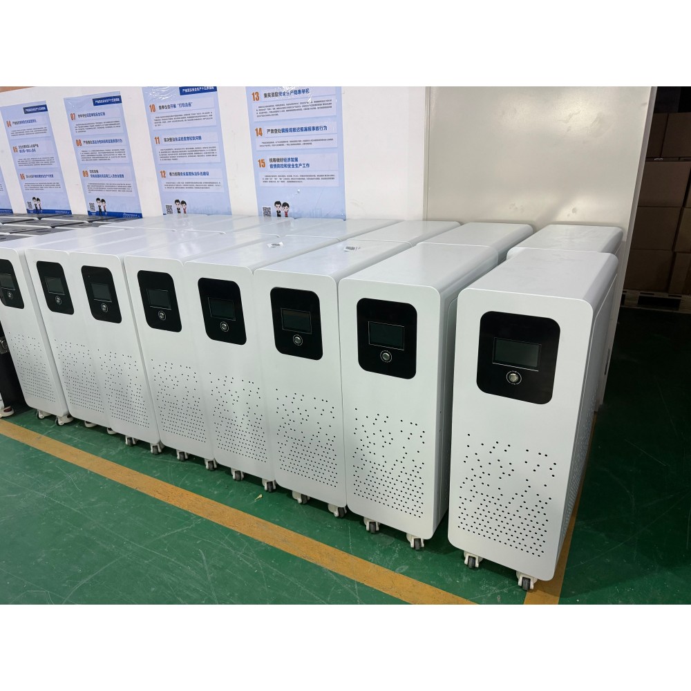 10kWh ESS Battery Pack - 51.2V 200Ah with BMS & Touch Screen