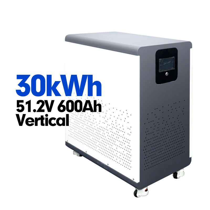 51.2V 600Ah 30kWh LiFePO4 Battery Pack with BMS&Touch Screen